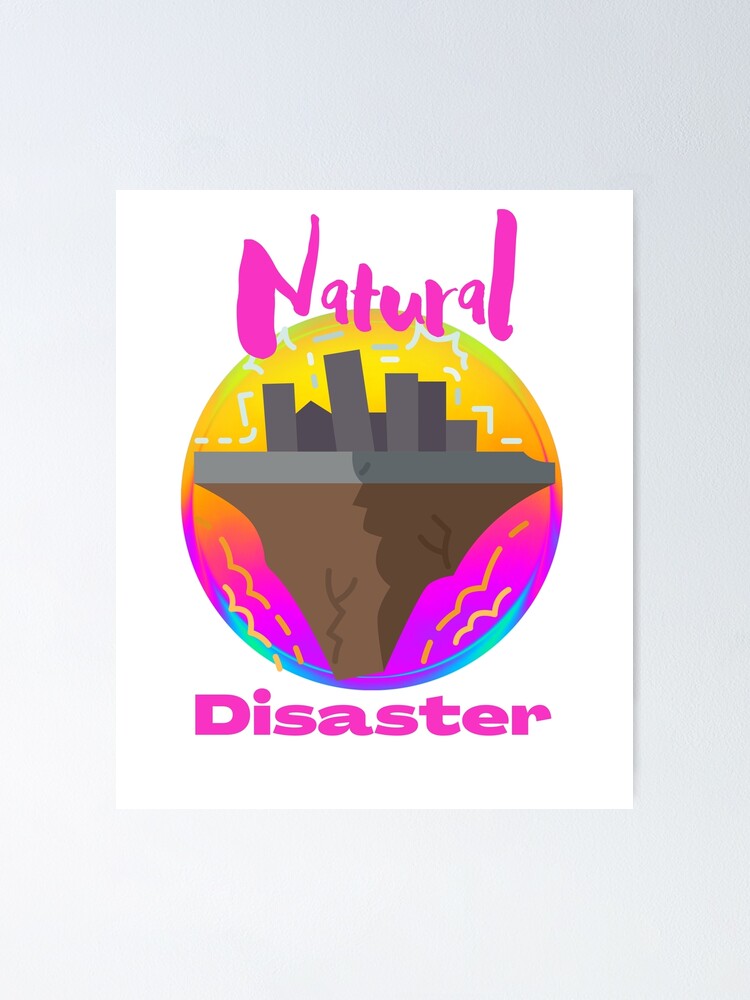 "Natural Disaster" Poster for Sale by Bussku | Redbubble