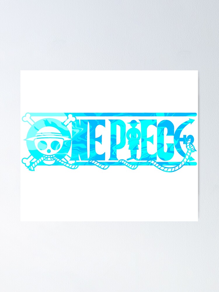 "Blue Marble One Piece Logo" Poster for Sale by LunarDesigns14 | Redbubble