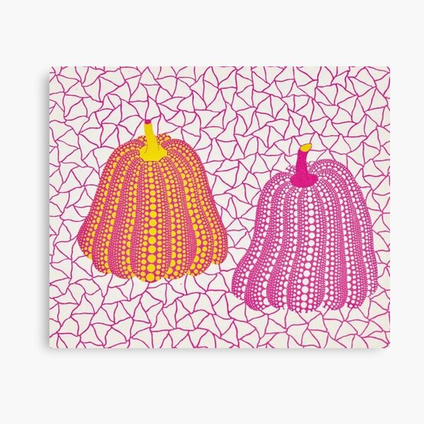 "Yayoi Kusama - Two Little Pumpkin" Canvas Print for Sale by ...