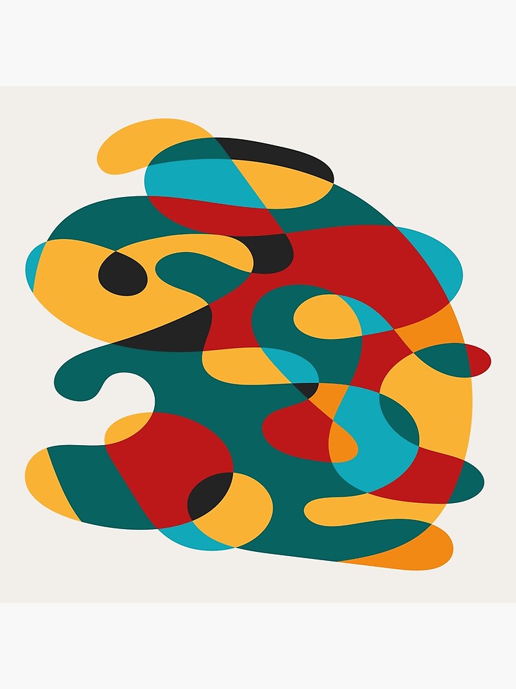 "Surreal Shapes (Miro Inspired)" Poster for Sale by Texterns | Redbubble