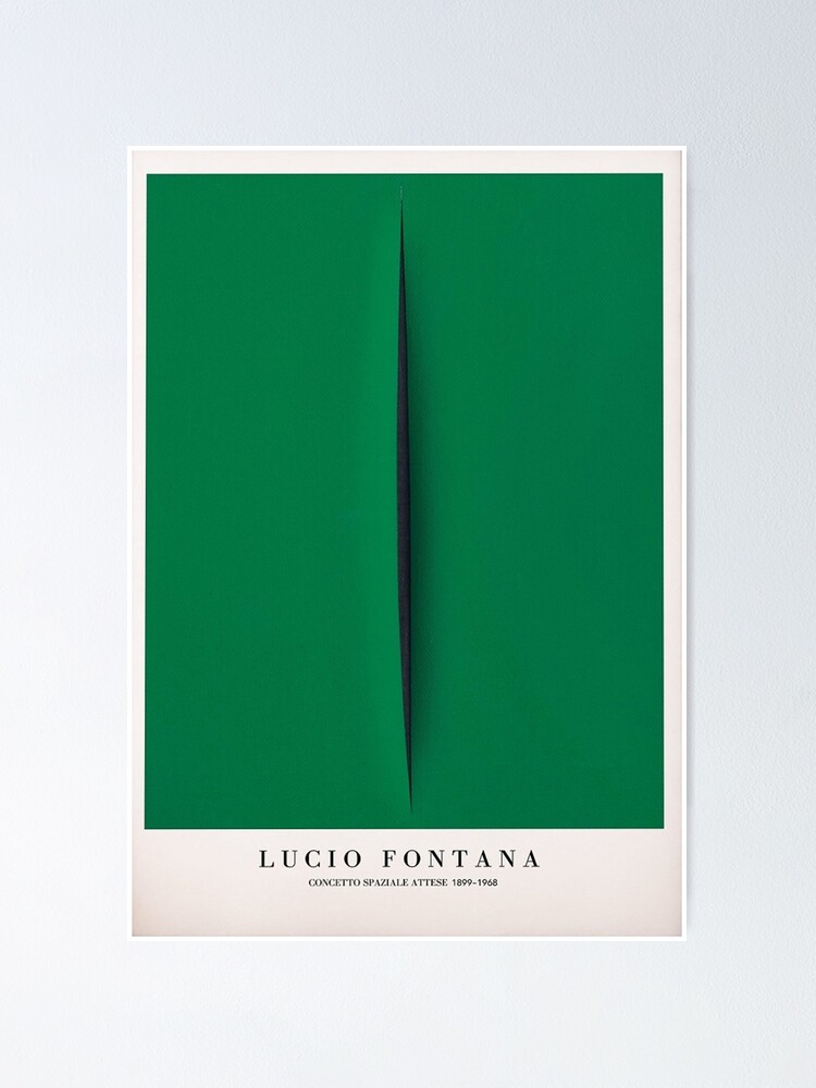 "Lucio Fontana Museum " Poster for Sale by joanrobertss | Redbubble