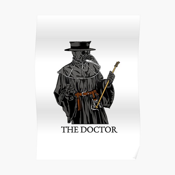 "Plague Doctor" Poster for Sale by Evania27 | Redbubble
