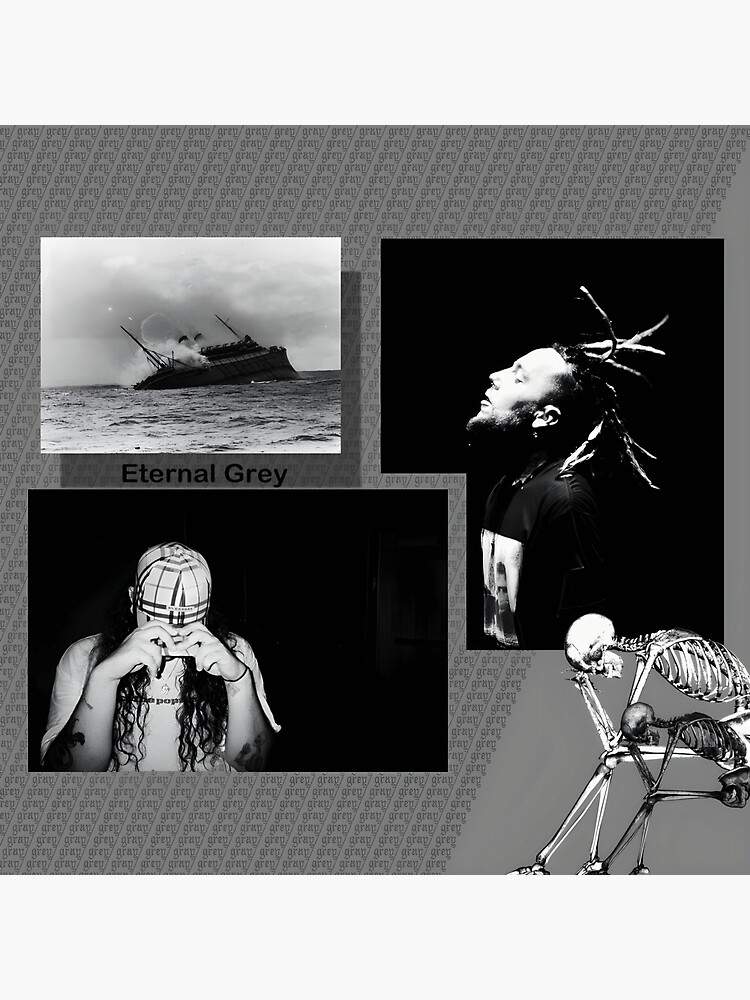 "Eternal Grey album skeleton" Sticker for Sale by CaroliTucker | Redbubble