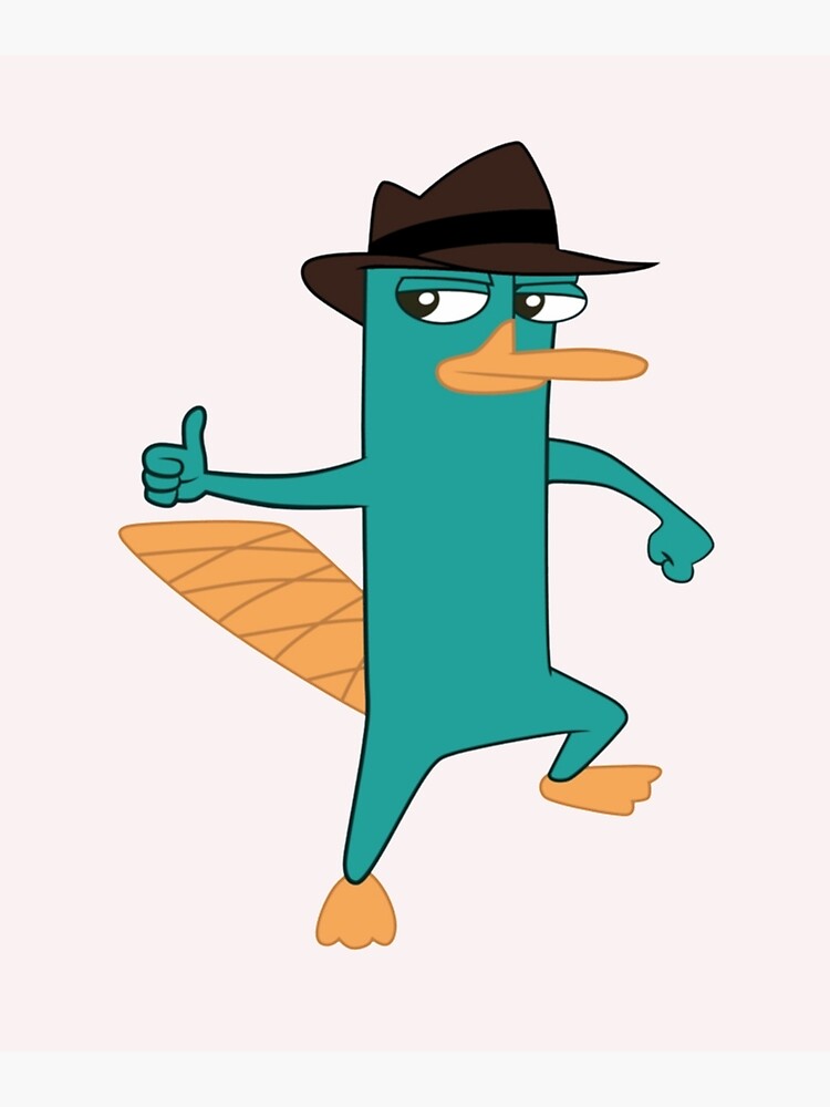 Agent P Phineas And Ferb Poster For Sale By Keeleyokon Redbubble