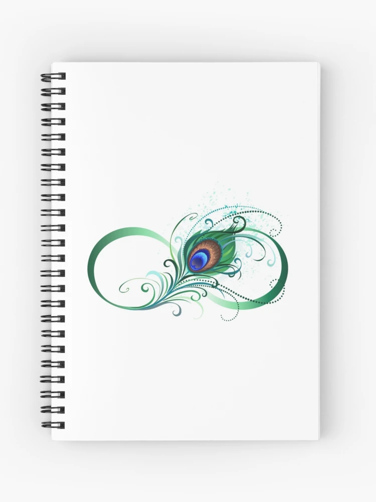 Infinity Symbol With Peacock Feather Peacock Feather Meaning And