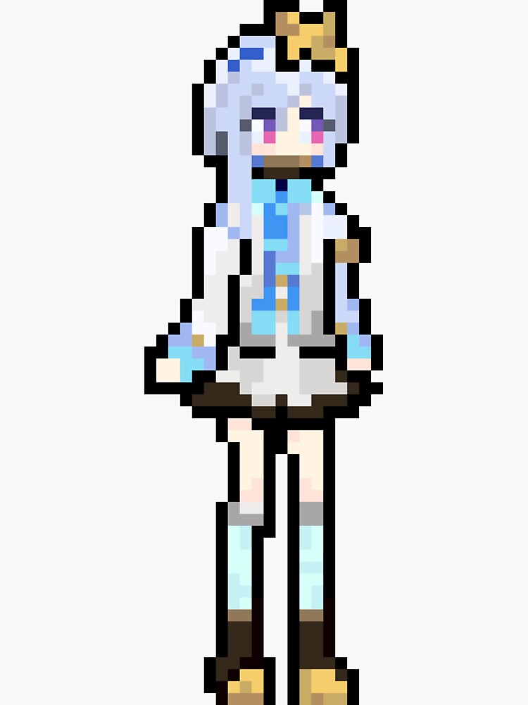 "Pixel Art Amane Kanata Hololive" Sticker for Sale by HoshiSSB | Redbubble