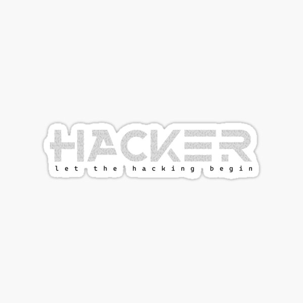 "hacker" Sticker for Sale by MagMuRe | Redbubble