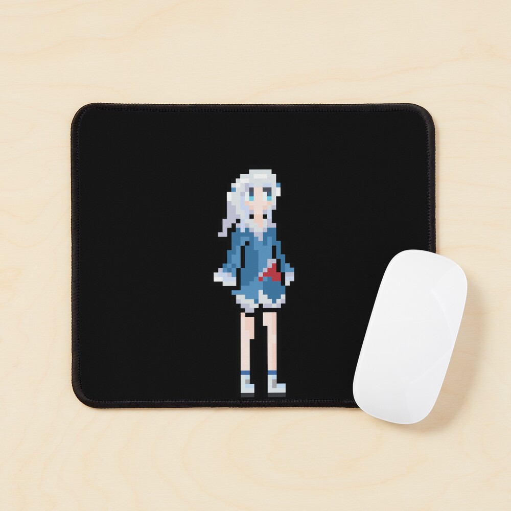 "Pixel Art Gawr Gura Hololive" Magnet for Sale by HoshiSSB | Redbubble