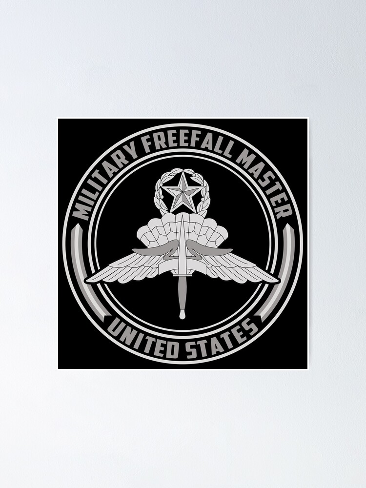 "Military Freefall Parachutist #2783" Poster for Sale by Rare-Militia ...