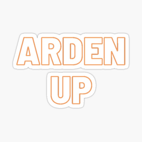 "Arden Up " Sticker for Sale by ConkersCreat | Redbubble