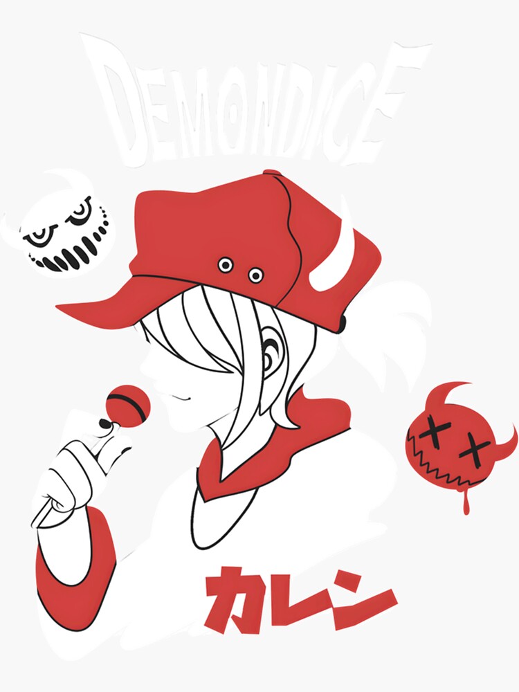 "DEMONDICE - Design " Sticker for Sale by MelviRoland | Redbubble