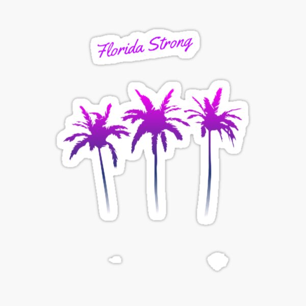 "Florida Strong" Sticker for Sale by adamajd | Redbubble