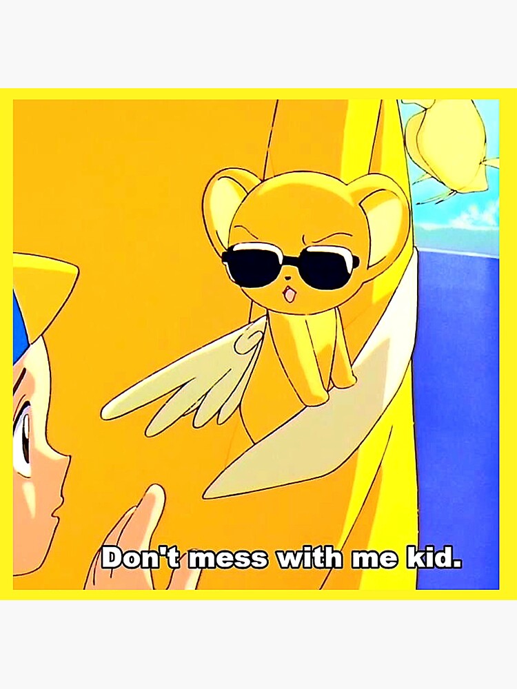 "Cerberus/Kero-chan Anime Art Design" Sticker for Sale by hazyweather ...