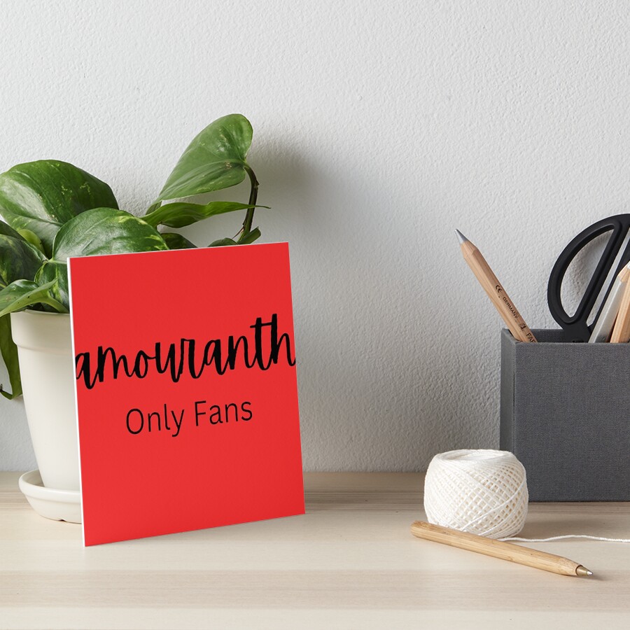 "Amouranth Only fans Art Design" Art Board Print for Sale by ...