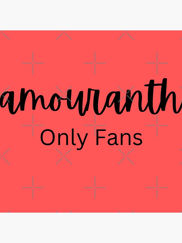"Amouranth Only fans Art Design" Sticker for Sale by Ghanshyam03 ...