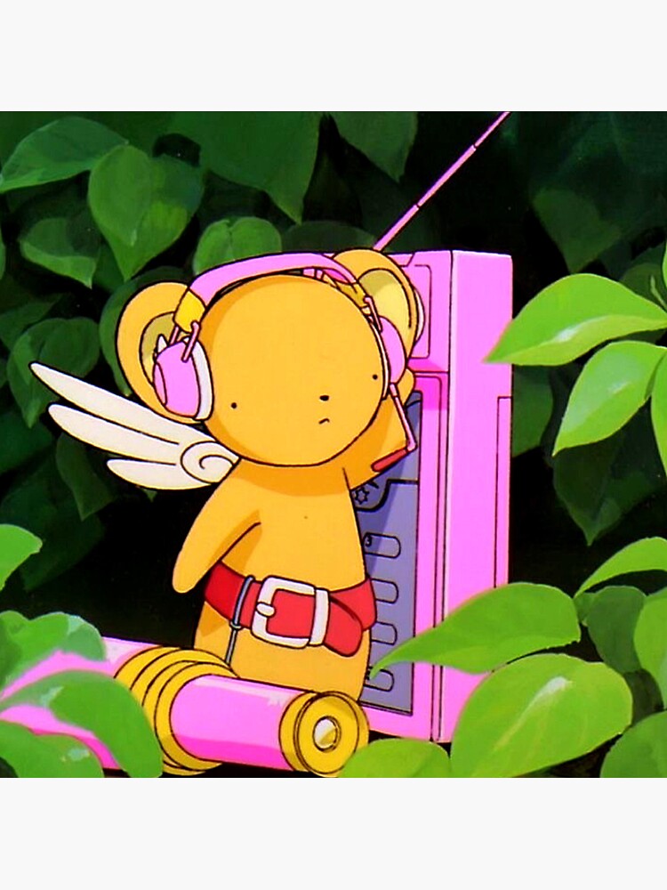 "Cerberus/Kero-chan Anime Art Design" Sticker for Sale by hazyweather ...