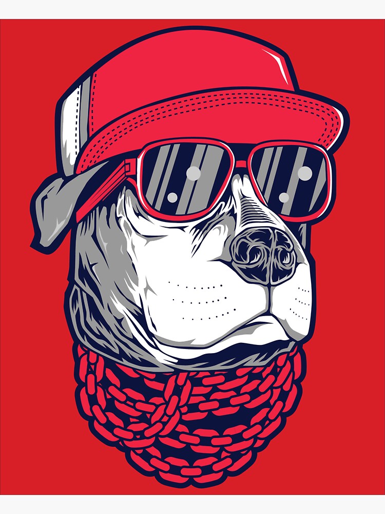 "Dog Rapper" Sticker for Sale by alidoussArt | Redbubble