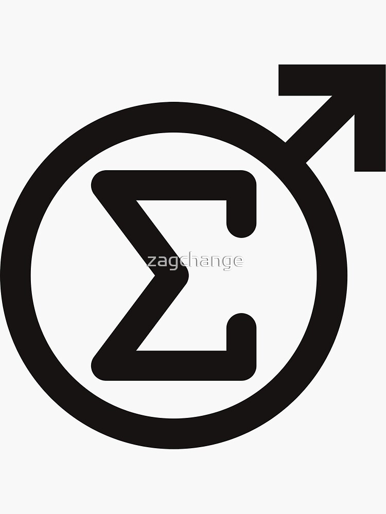 "Sigma Male - The Rise of Sigma - Essential t-Shirt" Sticker for Sale ...