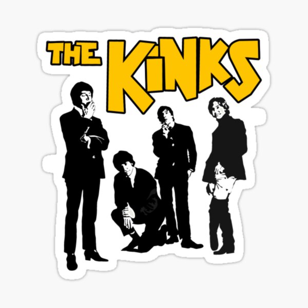 "Kinks Retro The Kinks Band Life Stinks I Like The Kinks" Sticker for ...