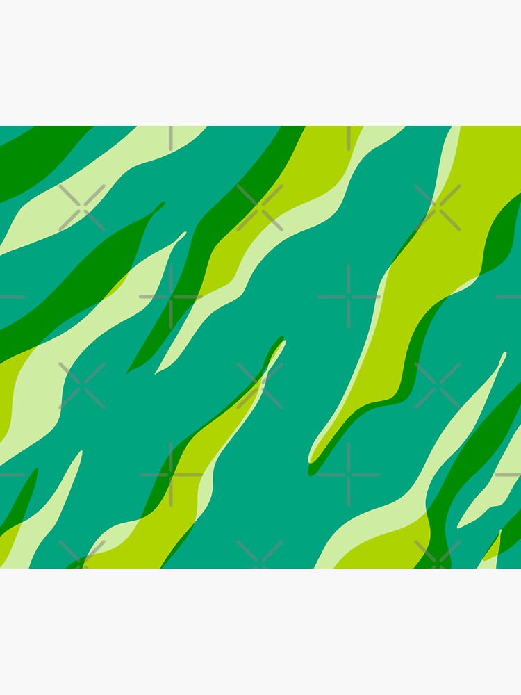 "Zebra Print Multicolor Neon Green, Neon Yellow, Blue, and Green Tones ...