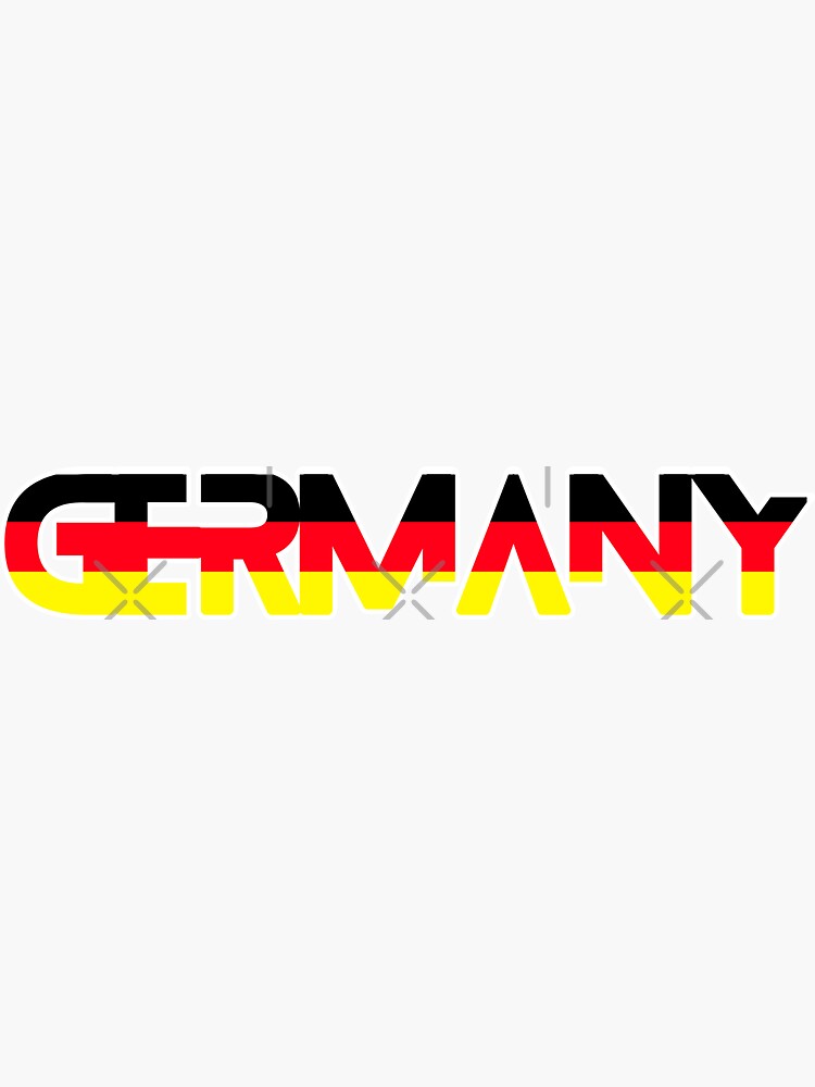 "German Football Team Supporter" Sticker for Sale by theredsharp ...