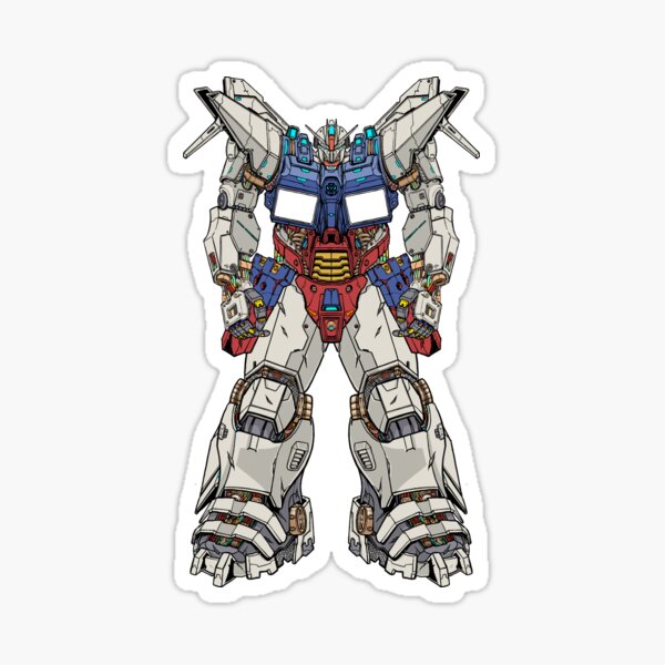 "Gundam Japanese Robot" Sticker for Sale by Desenio-PH | Redbubble
