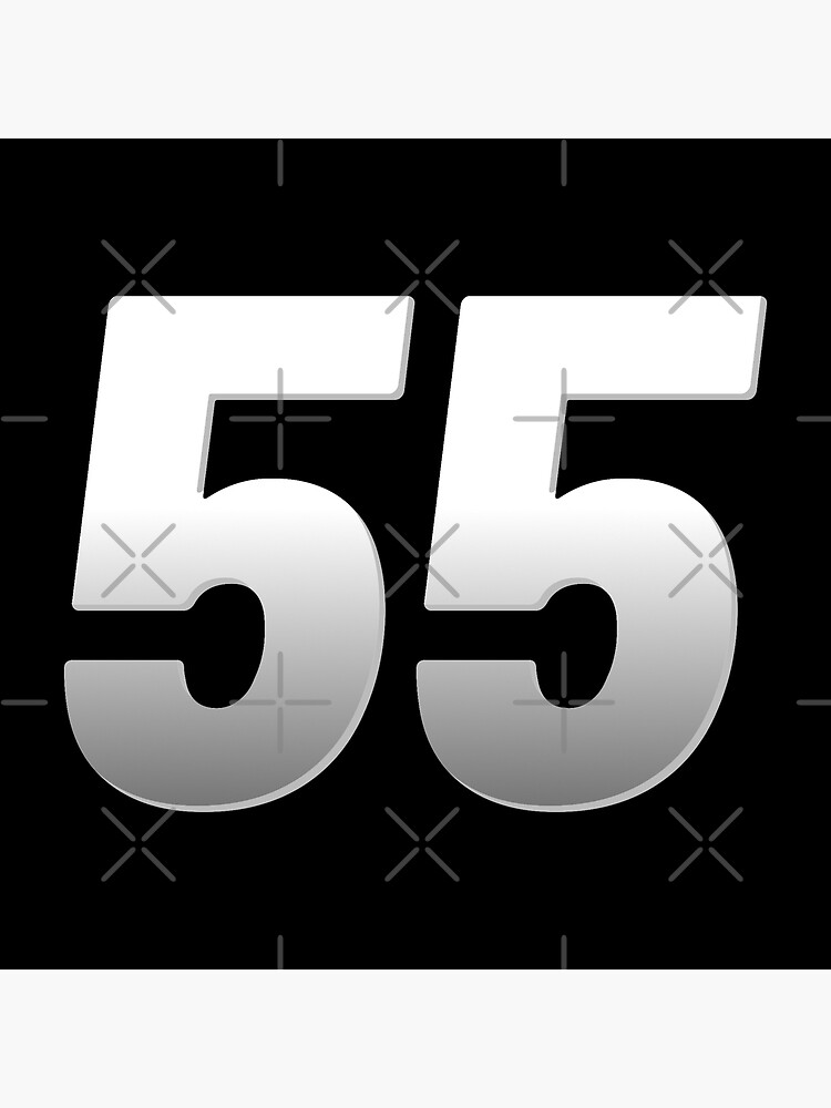 "Racing Number 55" Poster for Sale by dennystee | Redbubble