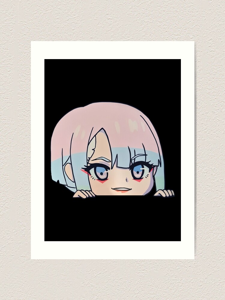 "Cyberpunk Edgerunners Lucy Smile" Art Print for Sale by Serena-Heaney ...