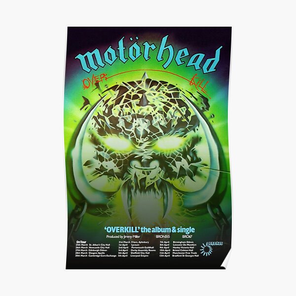 "Overkill 1979" Poster for Sale by semonougo | Redbubble