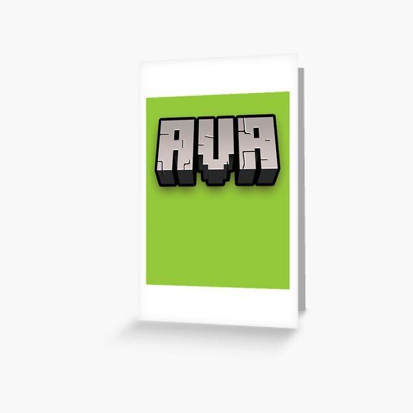"Ava - Minecraft Nametag - Ava Minecraft Name Label" Greeting Card for ...