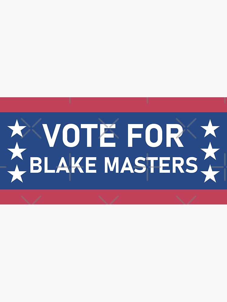 "Vote for Blake Masters us senate 2022" Sticker for Sale by ...