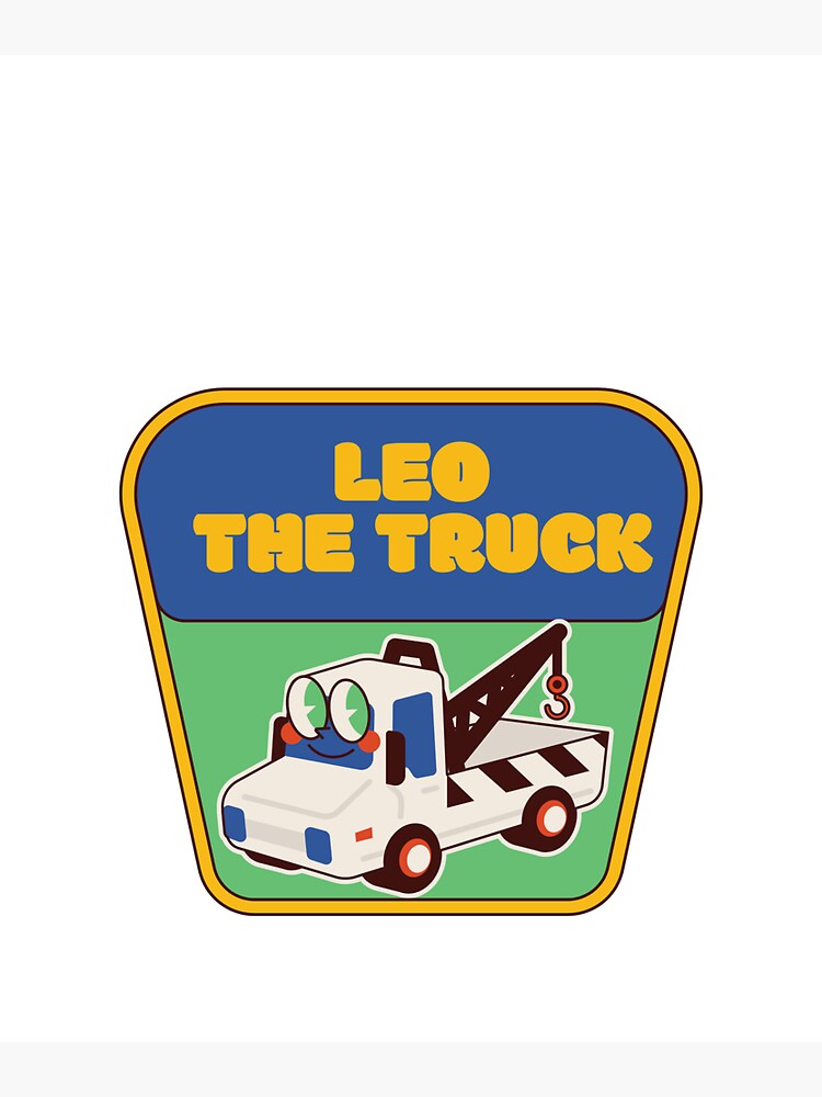 "Leo the truck for kids" Sticker for Sale by jons2 | Redbubble