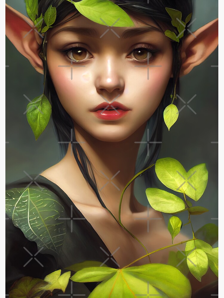 "Leaf Elf" Sticker for Sale by el3v3n11art | Redbubble
