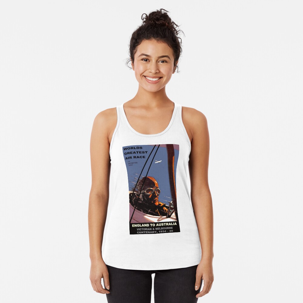 "AIRPLANE RACE : Vintage England to Australia Advertising Print" Poster ...