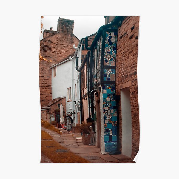 "Typical Yorkshire Victorian Back Alley " Poster for Sale by ...