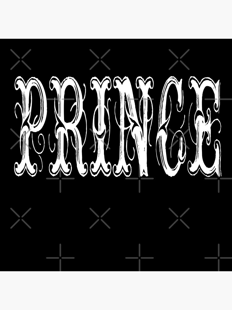 "Prince Vintage Letters" Poster for Sale by artbyomega | Redbubble