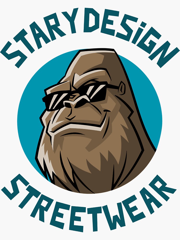 "Stary Design Streetwear" Sticker for Sale by StaryDesign | Redbubble