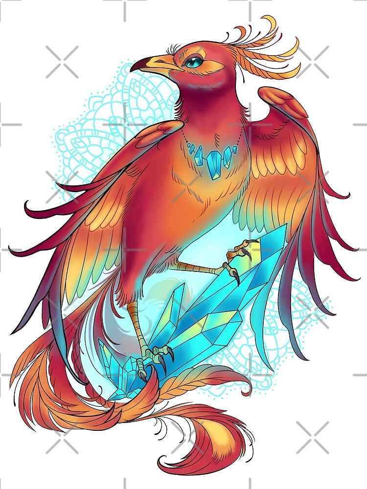 "Crystal Phoenix" by Kacey Gnitecki | Redbubble