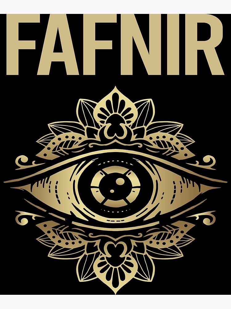 "Watching Eye Fafnir" Poster for Sale by GymnoStore24 | Redbubble