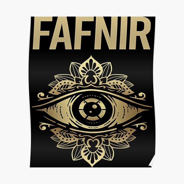 "Watching Eye Fafnir" Poster for Sale by GymnoStore24 | Redbubble