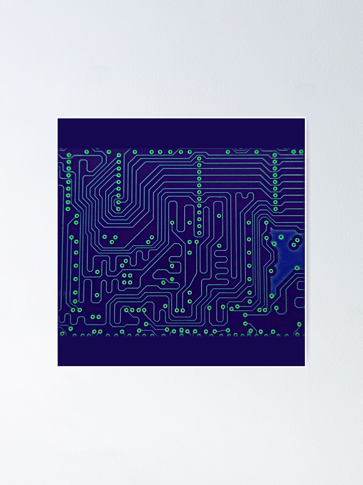 "Electronics Engineering | Circuit on PCB | Blue Printed Circuit Board ...
