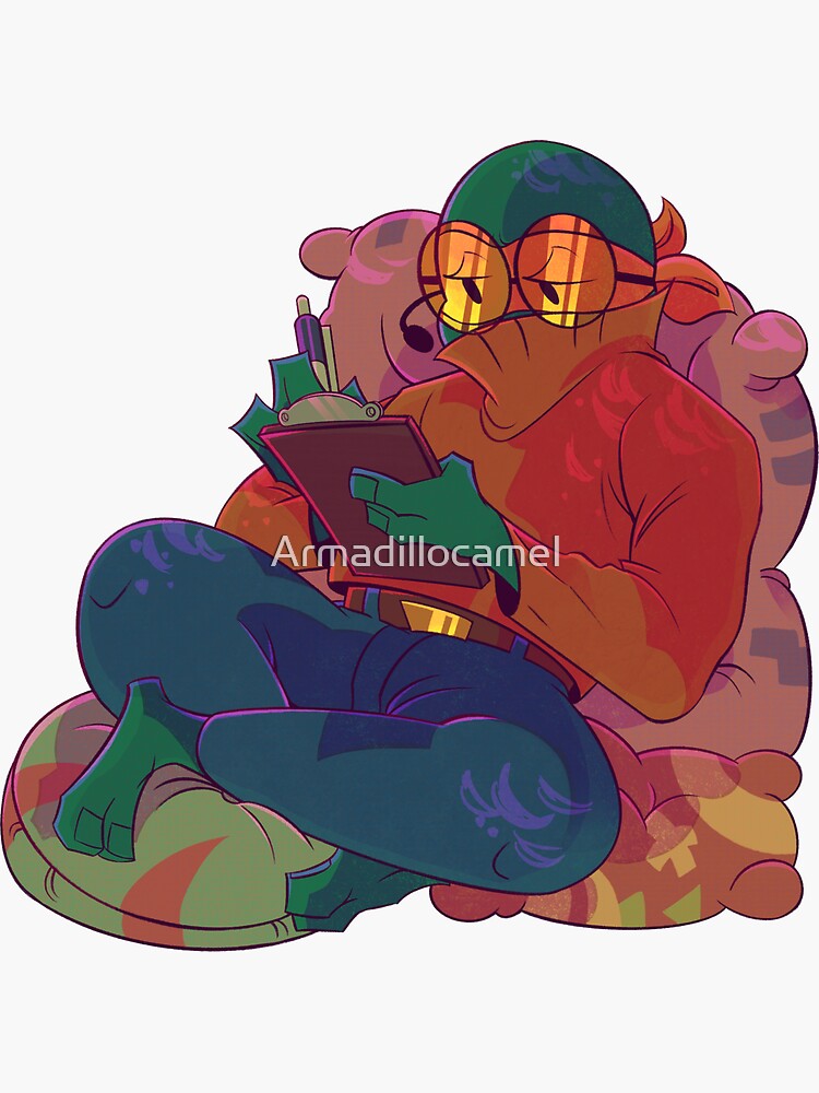 "ROTTMNT Dr. Feelings’ Scribble Session" Sticker for Sale by ...