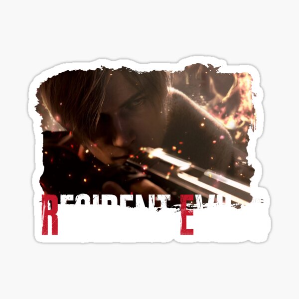 "Resident Evil 4 REMAKE - Leon S Kennedy" Sticker for Sale by ...
