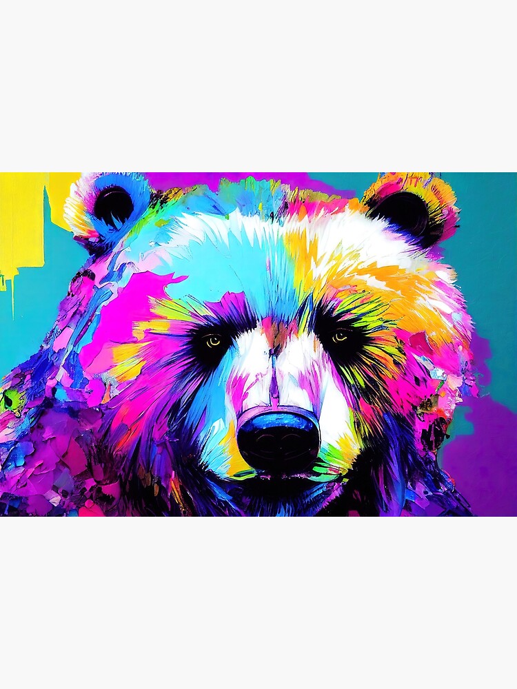 "Abstract Bear" Poster for Sale by ErianAndre | Redbubble