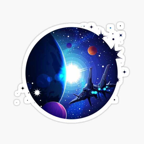 "Cosmo" Sticker for Sale by andrey-art | Redbubble