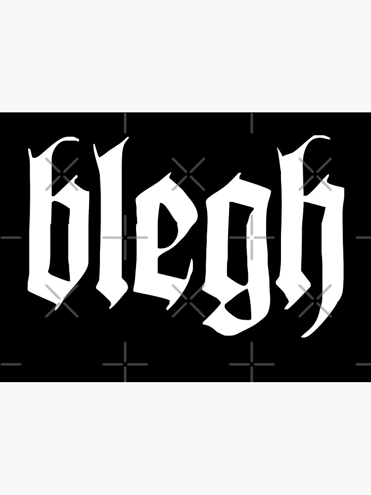"blegh" Sticker for Sale by Marker7 | Redbubble