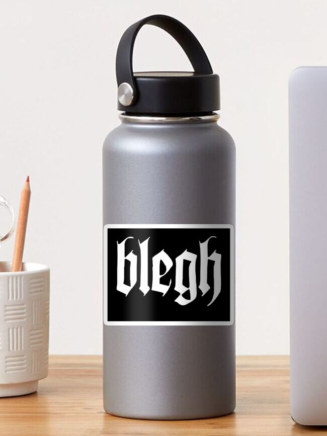 "blegh" Sticker for Sale by Marker7 | Redbubble