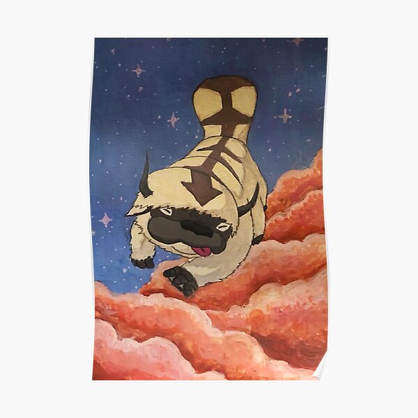 "Anime Avatar Big Appa" Poster for Sale by Betyprinkle | Redbubble
