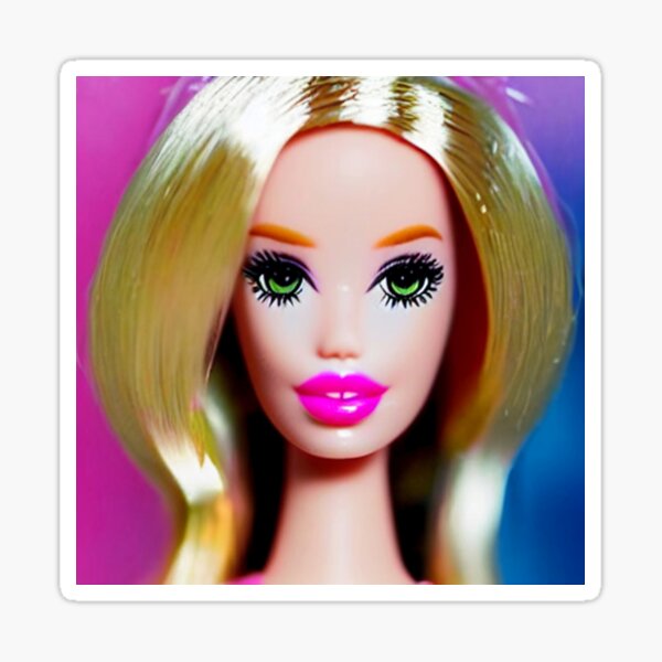 "Barbie big lips" Sticker for Sale by Barbie777 | Redbubble