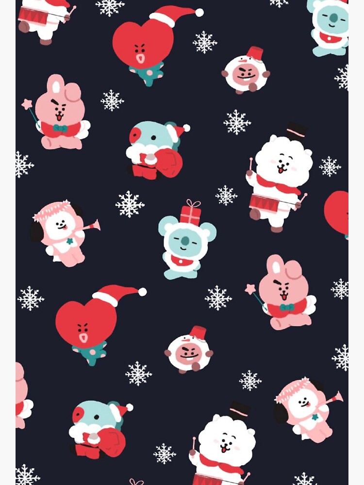 "BTS BT21 CHRISTMAS TIME EDITION" Sticker for Sale by BTSILGOB | Redbubble